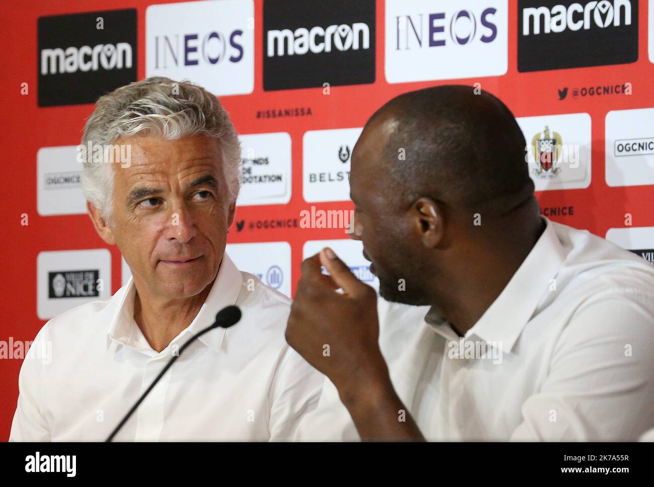 Press conference to present the first 5 recruits in the presence of ...