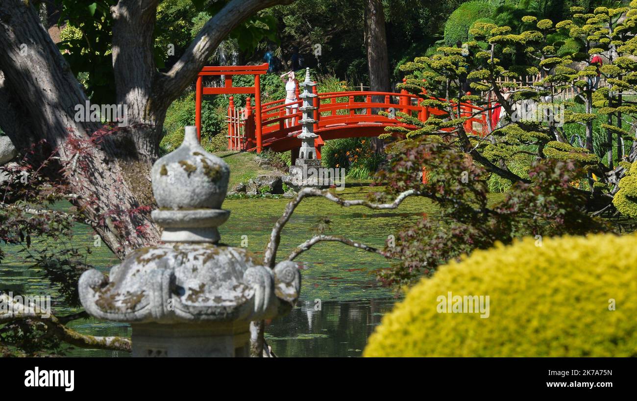 The Oriental Park. The largest Japanese garden in Europe Stock Photo ...