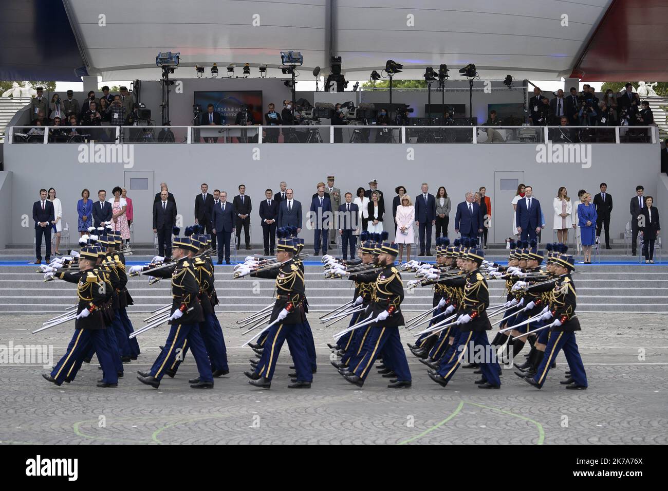 Annual bastille day military ceremony hi-res stock photography and ...