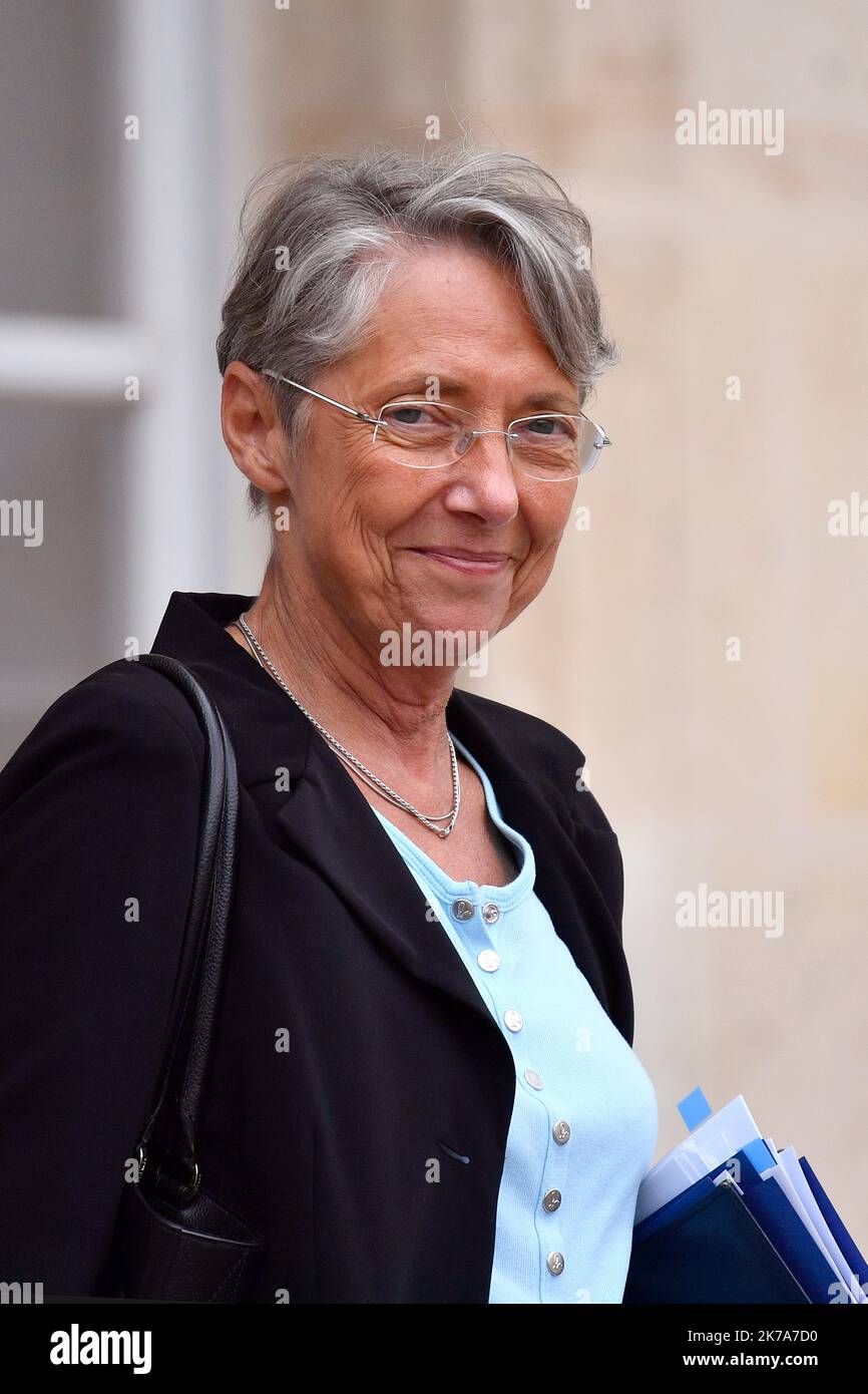 Mrs. Elisabeth Borne, Minister of Labor, Employment and Integration ...