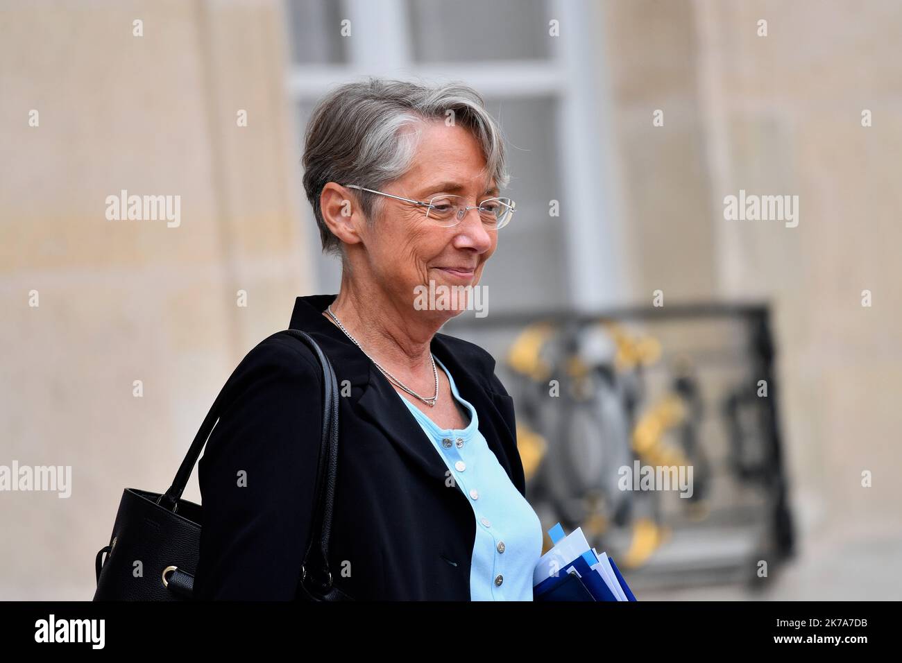 Mrs. Elisabeth Borne, Minister of Labor, Employment and Integration ...