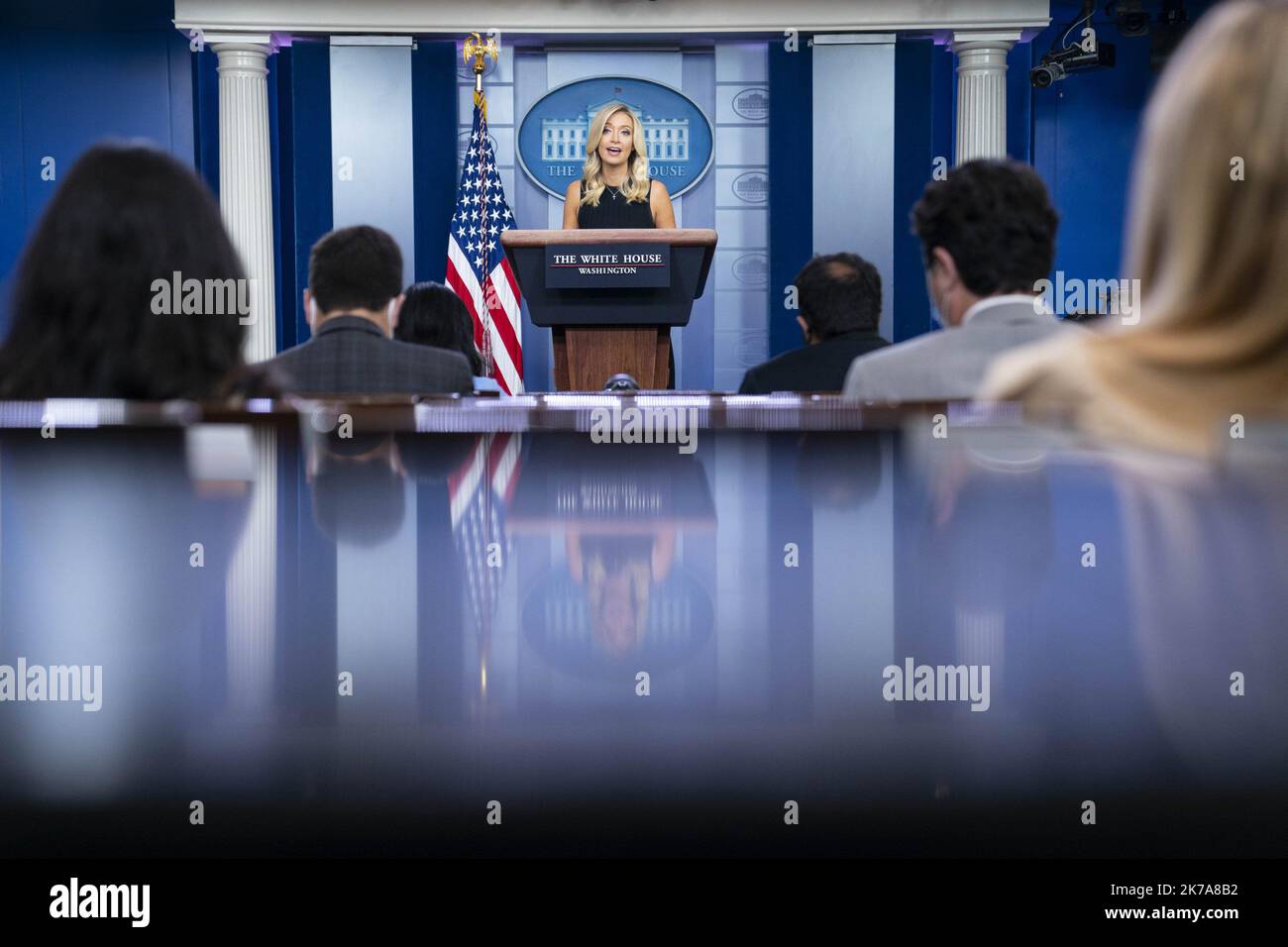 SARAH SILBIGER/UPI/MAXPPP - Kayleigh McEnany, White House press ...