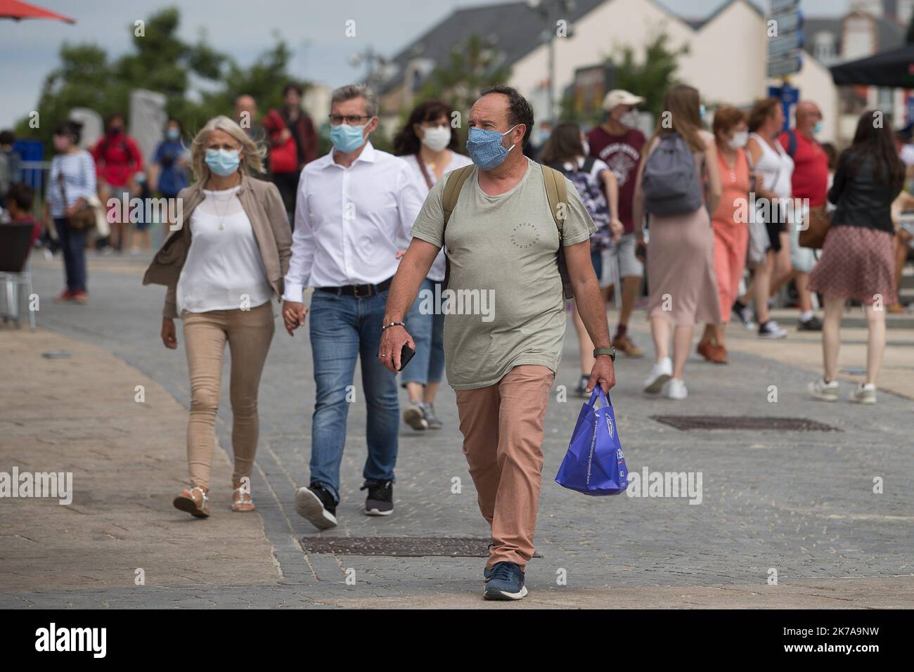 ©PHOTOPQR/OUEST FRANCE/QUEMENER YVES-MARIE ; Quiberon ; 24/07/2020 ; La ...