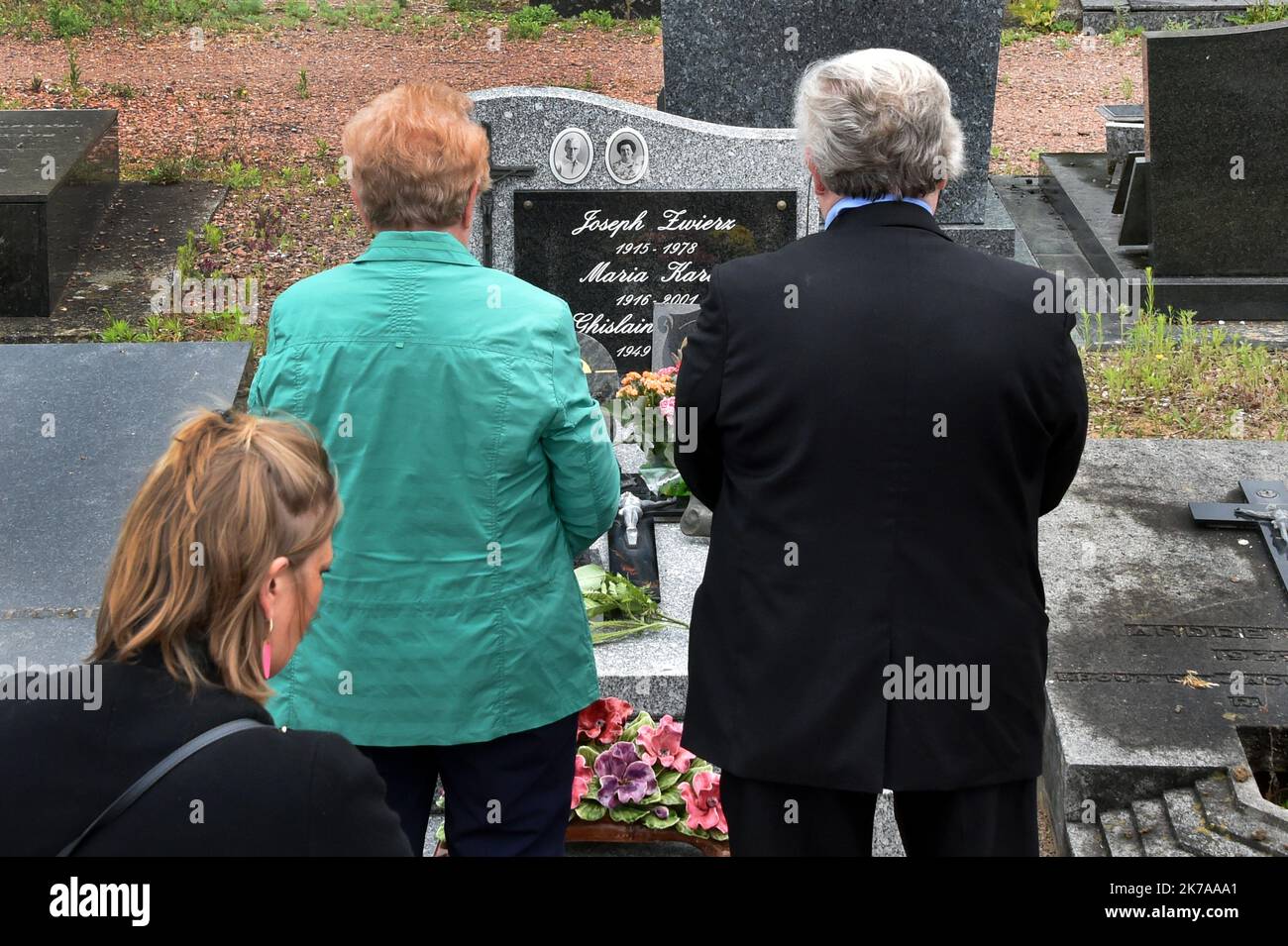 ©PHOTOPQR/VOIX DU NORD/PIERRE LE MASSON ; 25 07 2020 A Prémesques, une Allemande retrouve la ...