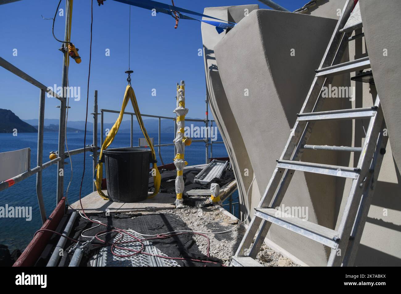 ©PHOTOPQR/CORSE MATIN/JONATHAN MARI ; ; 09/07/2020 ; La rénovation de ...