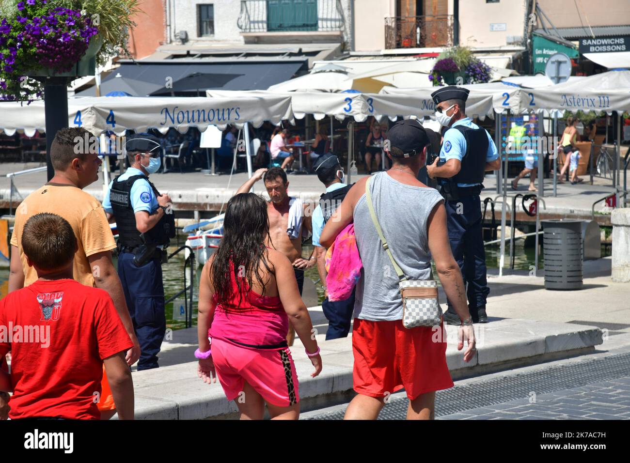 ©PHOTOPQR/LA PROVENCE/GEORGES ROBERT ; Cassis ; 31/07/2020 ...
