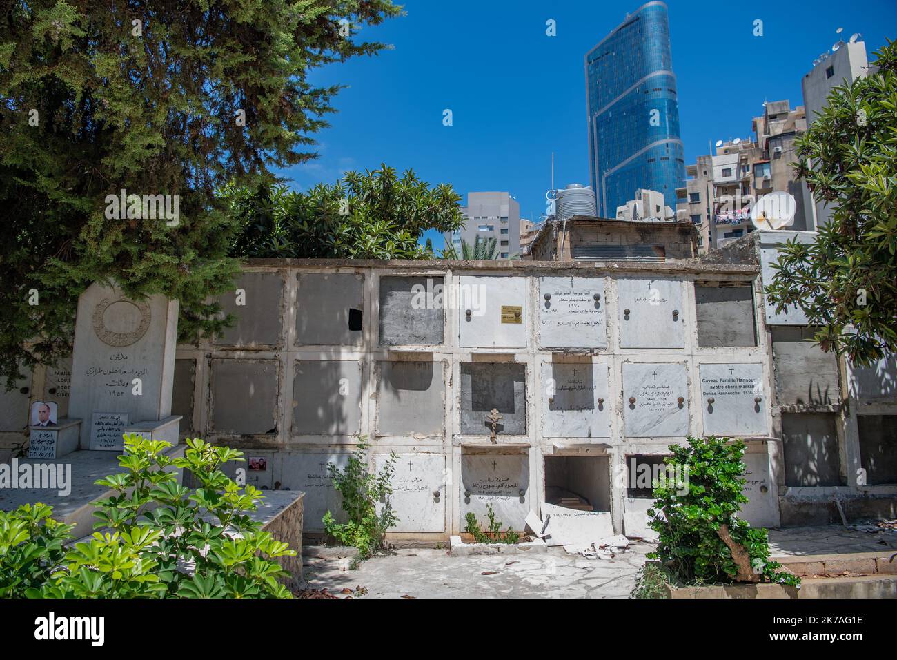 ©CAROLINE BLUMBERG/MAXPPP - BEIRUT, 16 August 2020 - The Syrian ...