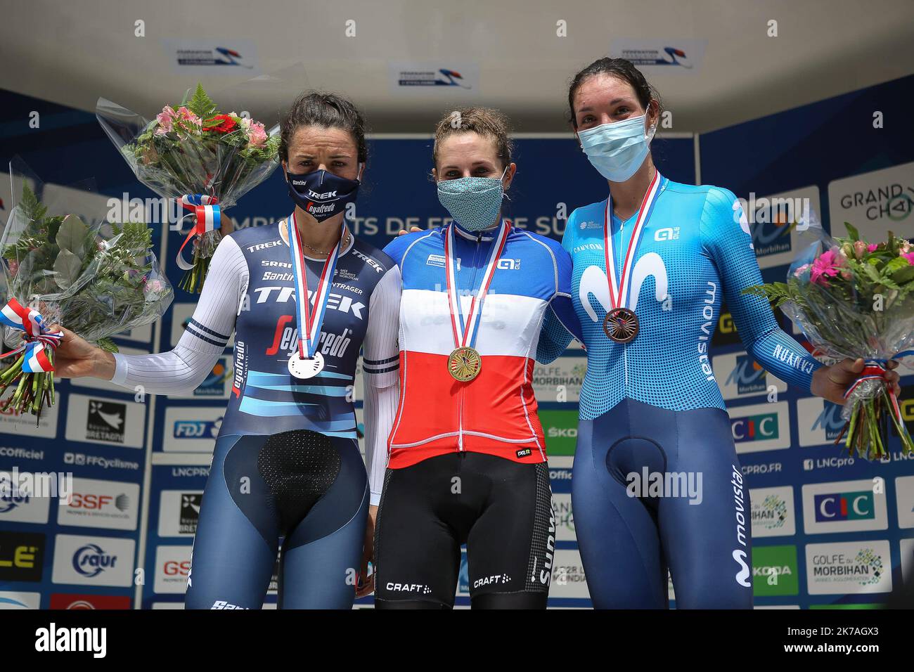 ©Laurent Lairys/MAXPPP - Audrey Cordon Ragot in Trek - Segafredo ...