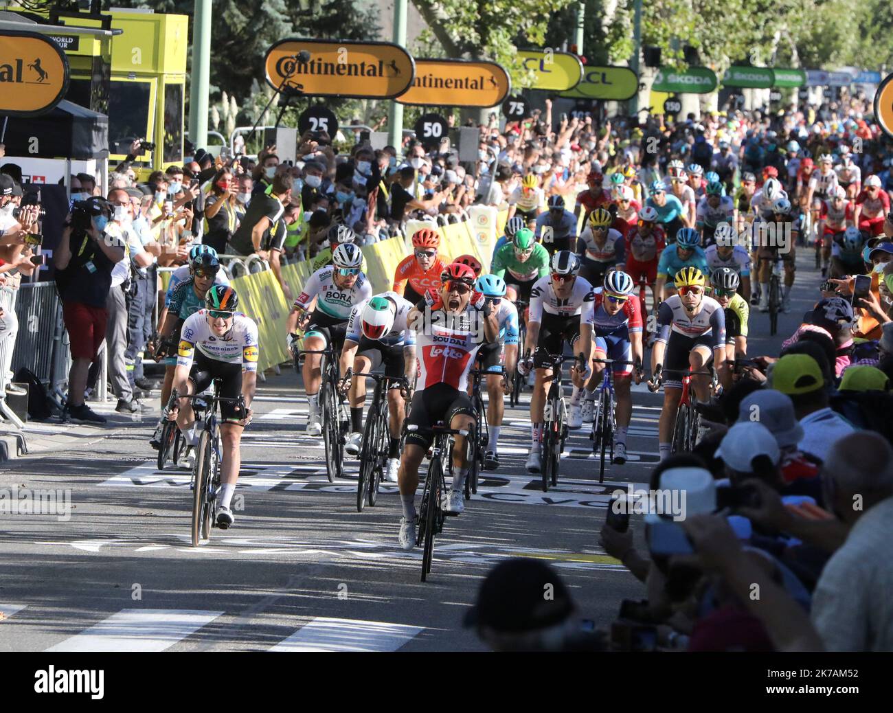 ©PHOTOPQR/LA PROVENCE/DUCLET Stéphane ; Sisteron ; 31/08/2020 ; Tour de ...