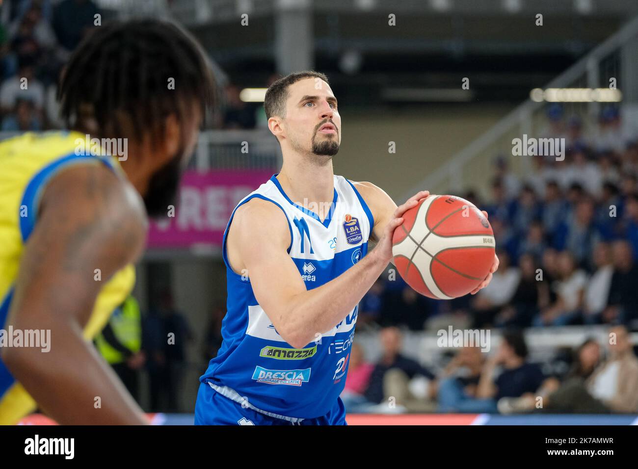 Brixia, Italy. 16th October 2022. Italian A1 Basketball Championship ...