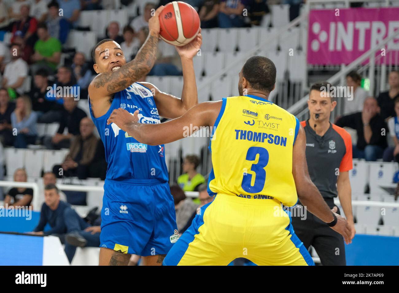 Brixia, Italy. 16th October 2022. Italian A1 Basketball Championship ...