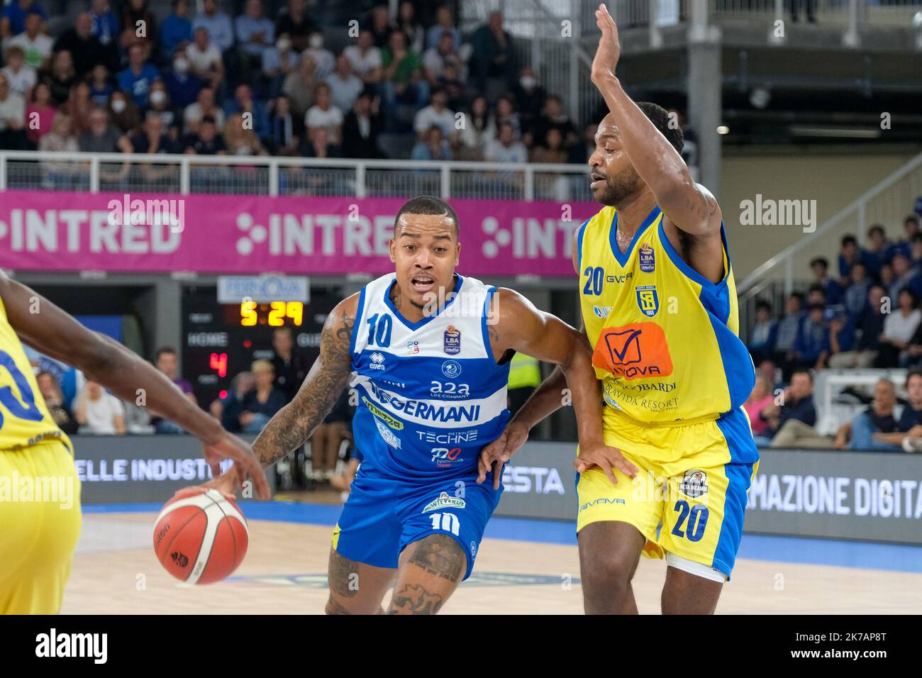 Brixia, Italy. 16th October 2022. Italian A1 Basketball Championship ...