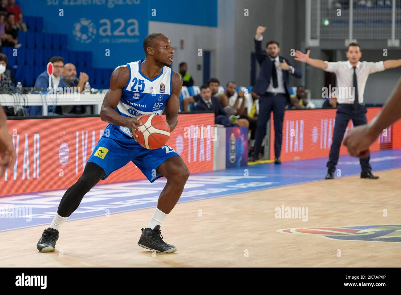 Brixia, Italy. 16th October 2022. Italian A1 Basketball Championship ...