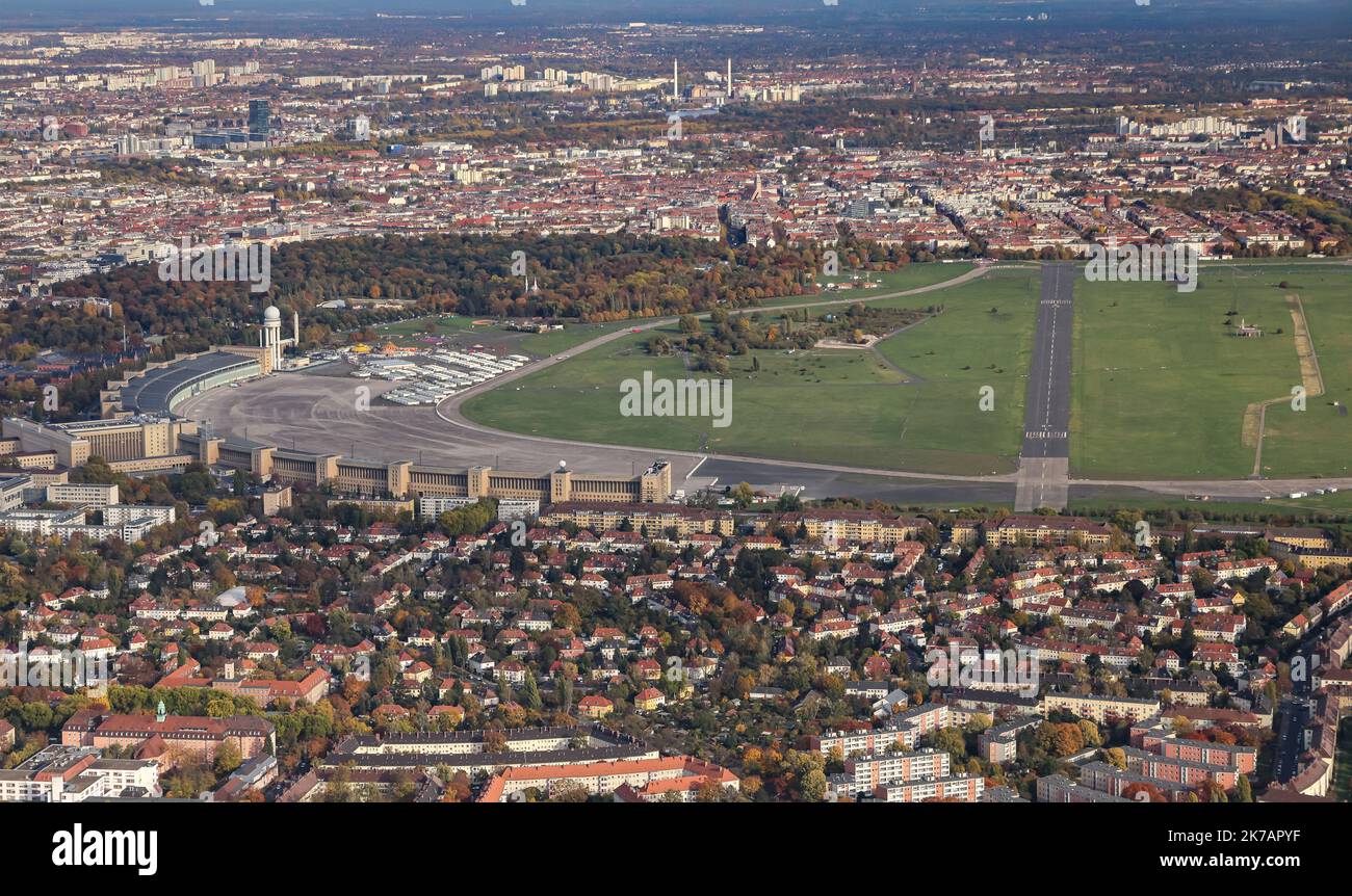 Berlin, Germany. 17th Oct, 2022. The former Tempelhof Airport, today ...
