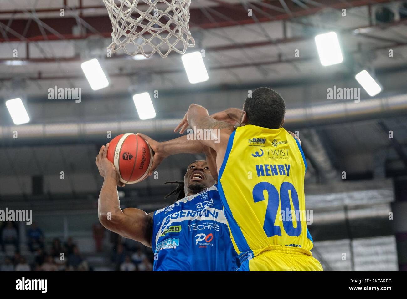 Brixia, Italy. 16th October 2022. Italian A1 Basketball Championship ...