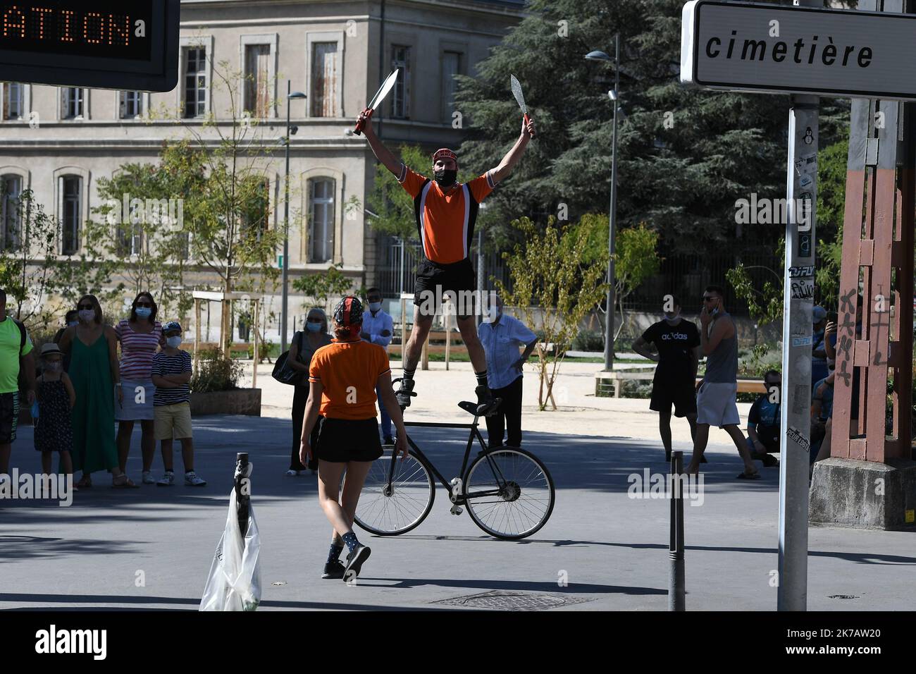 ©PHOTOPQR/LE PROGRES/Joël PHILIPPON - Lyon 12/09/2020 - Passage Croix ...