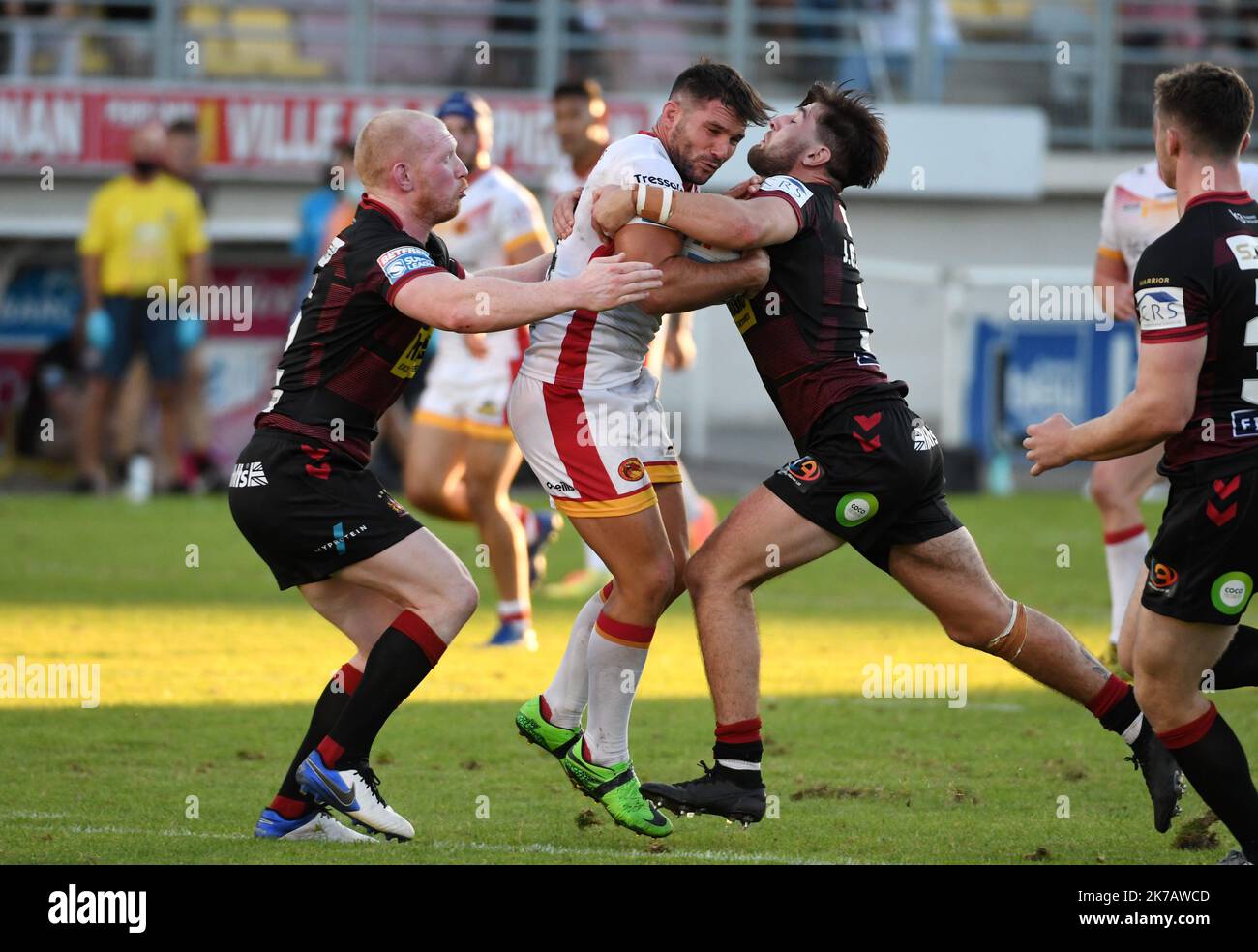 CATALANS DRAGONS VS WIGAN WARRIORS / STADE GILBERT BRUTUS DE PERPIGNAN ...