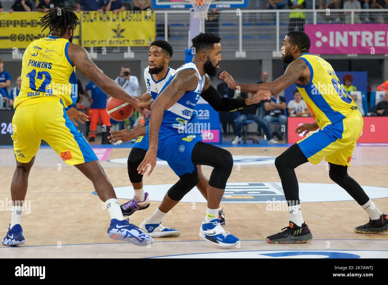 Brixia, Italy. 16th October 2022. Italian A1 Basketball Championship ...