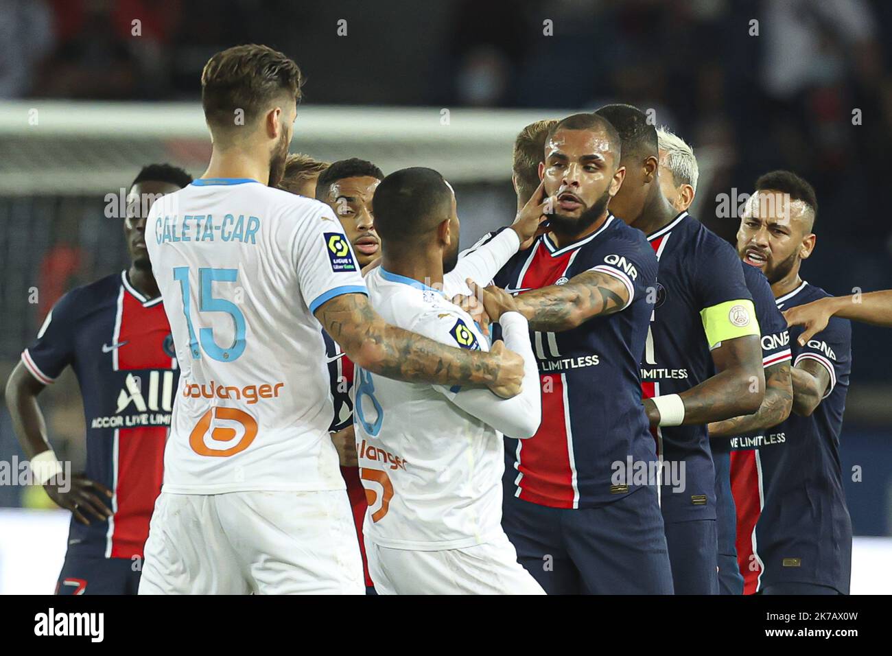 ©Sebastien Muylaert/MAXPPP - Layvin Kurzawa of Paris Saint-Germain and ...
