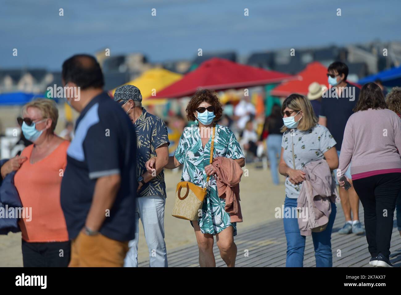©FRANCK CASTEL/MAXPPP - illustrations masques deauville les planches ...