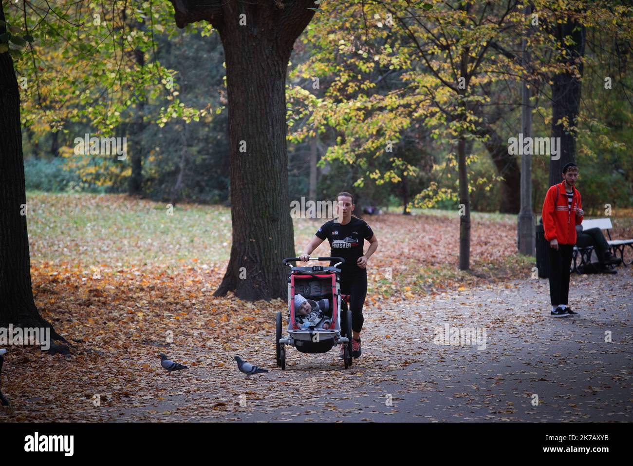 Double stroller hi-res stock photography and images - Alamy