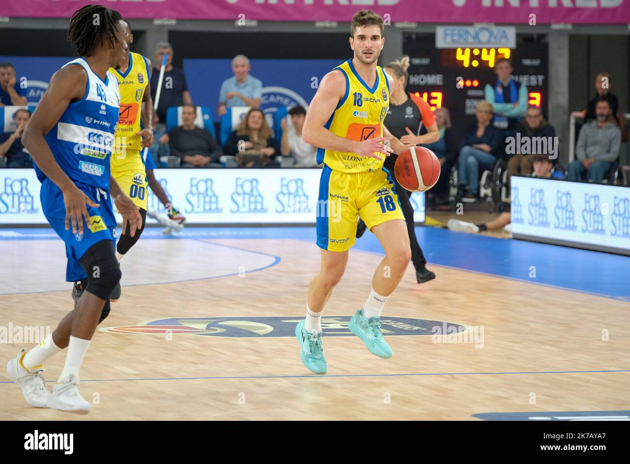Brixia, Italy. 16th October 2022. Italian A1 Basketball Championship ...