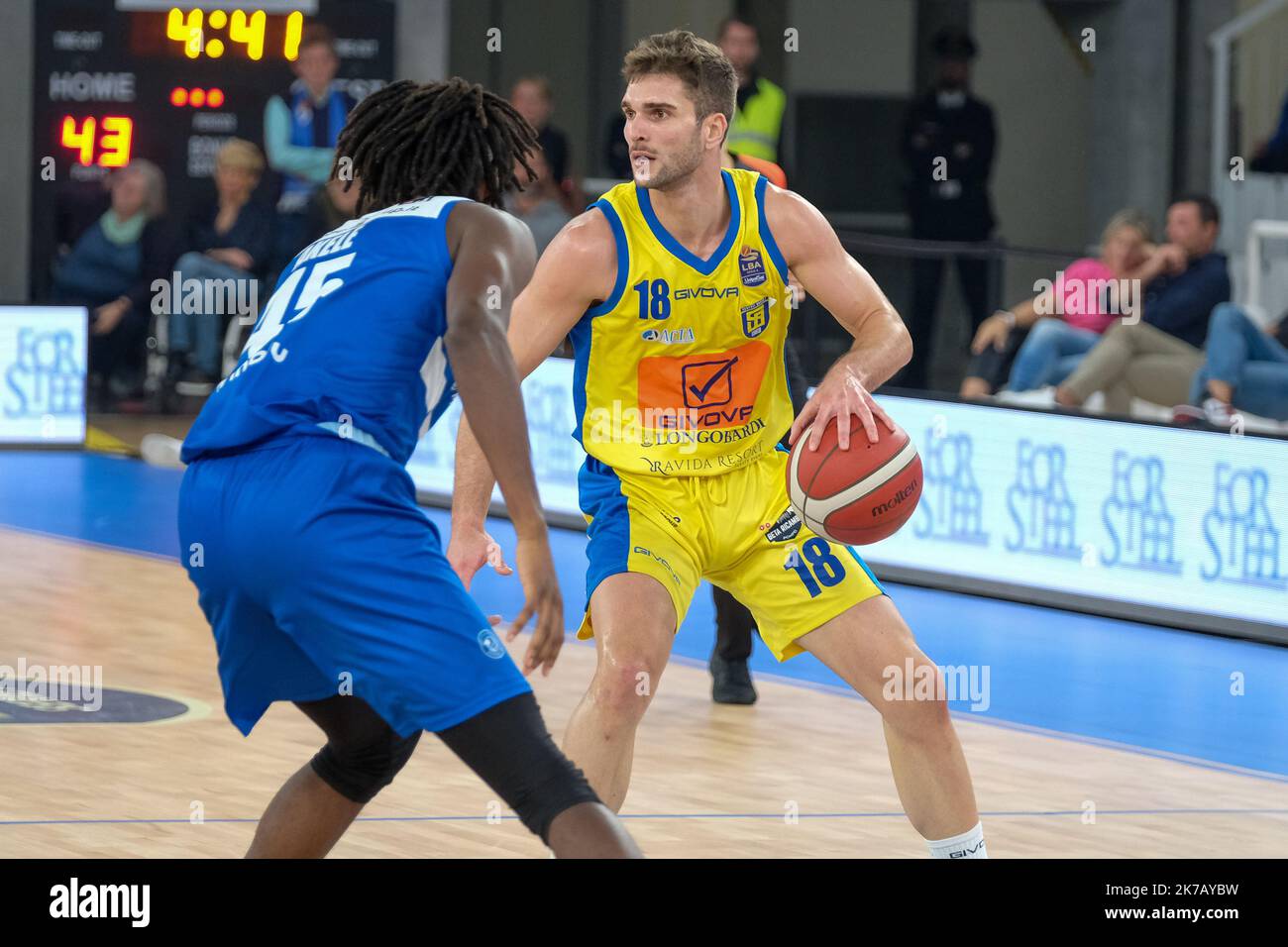 Brixia, Italy. 16th October 2022. Italian A1 Basketball Championship ...