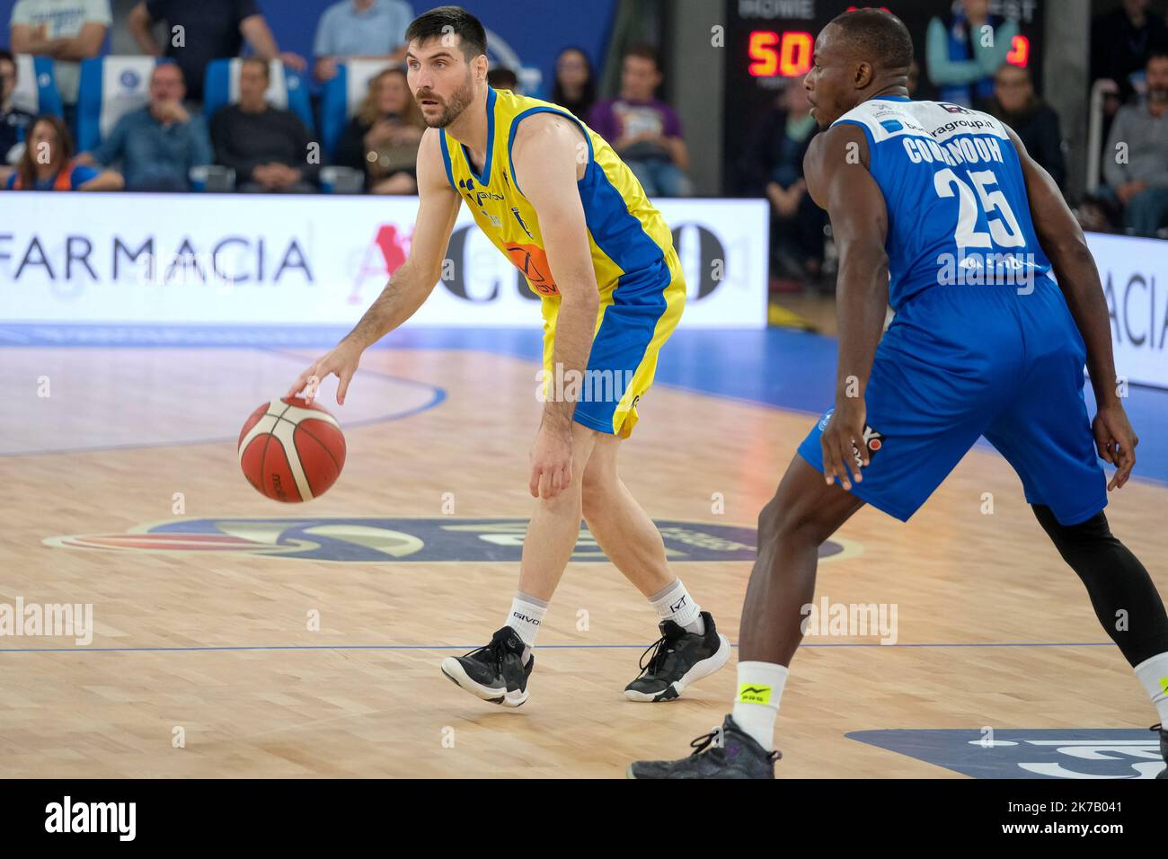 Brixia, Italy. 16th October 2022. Italian A1 Basketball Championship ...