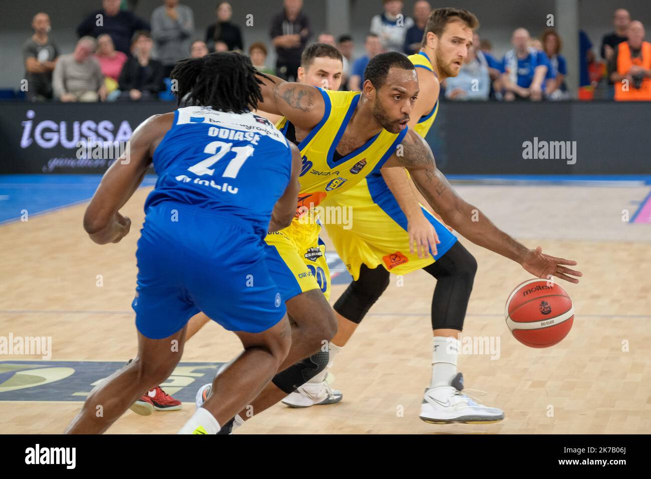 Brixia, Italy. 16th October 2022. Italian A1 Basketball Championship ...