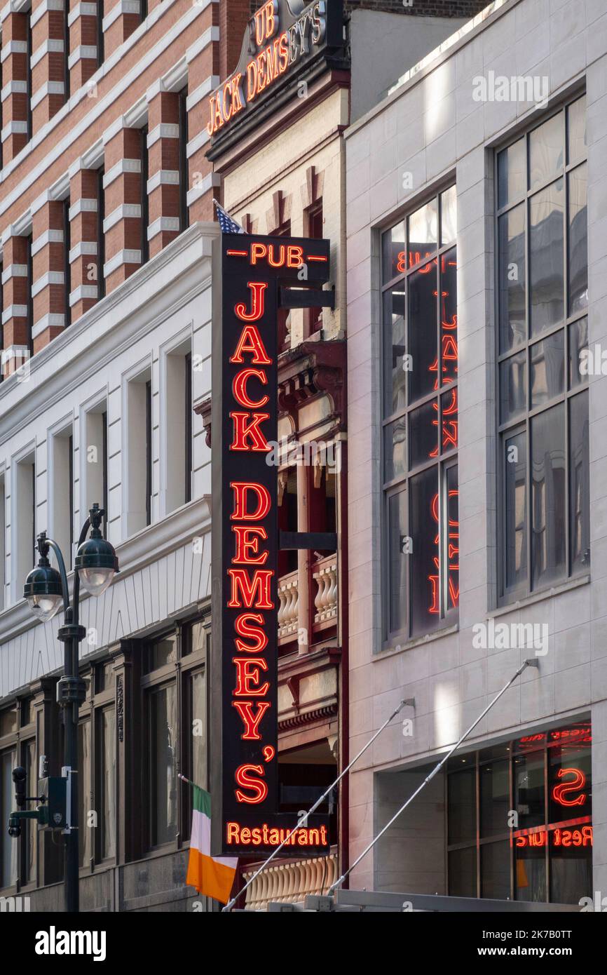 Jack Demsey's is a pub and restaurant on W. 33rd Street in NYC, USA ...