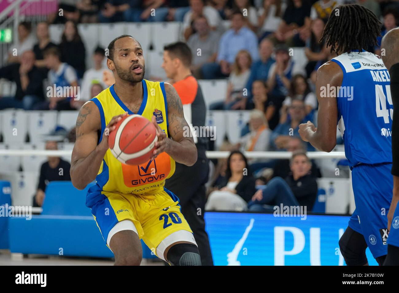 Brixia, Italy. 16th October 2022. Italian A1 Basketball Championship ...
