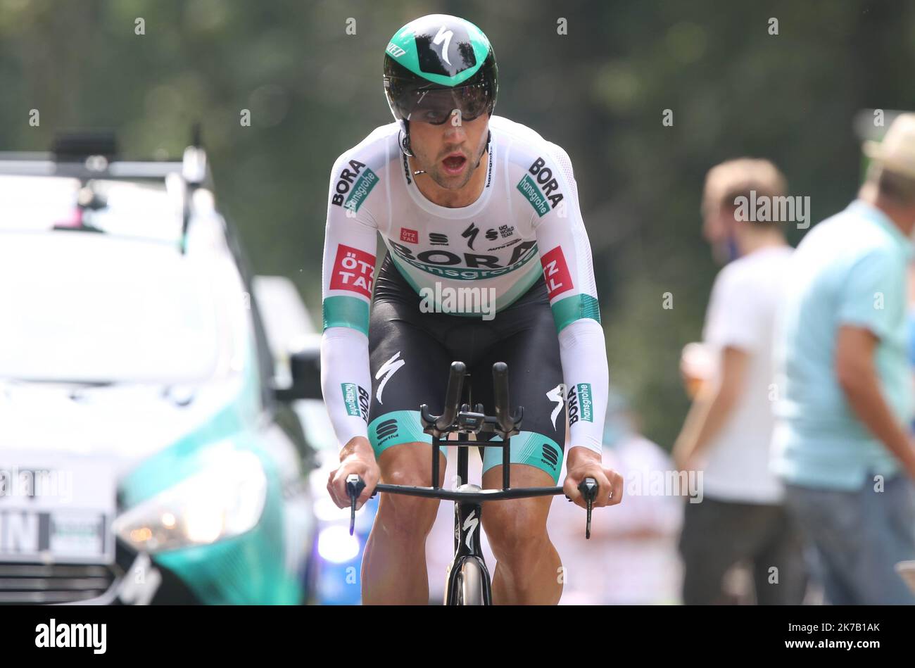 ©Laurent Lairys/MAXPPP - Maximilian Schachmann of Bora - Hansgrohe during the Tour de France ...