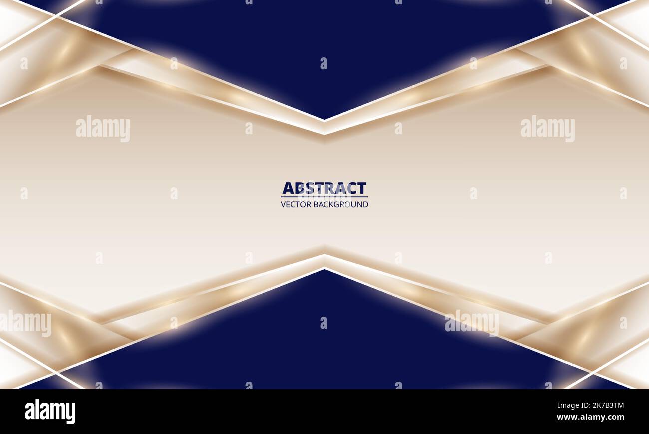 Navy blue and gold luxury elegant abstract background. Vector ...