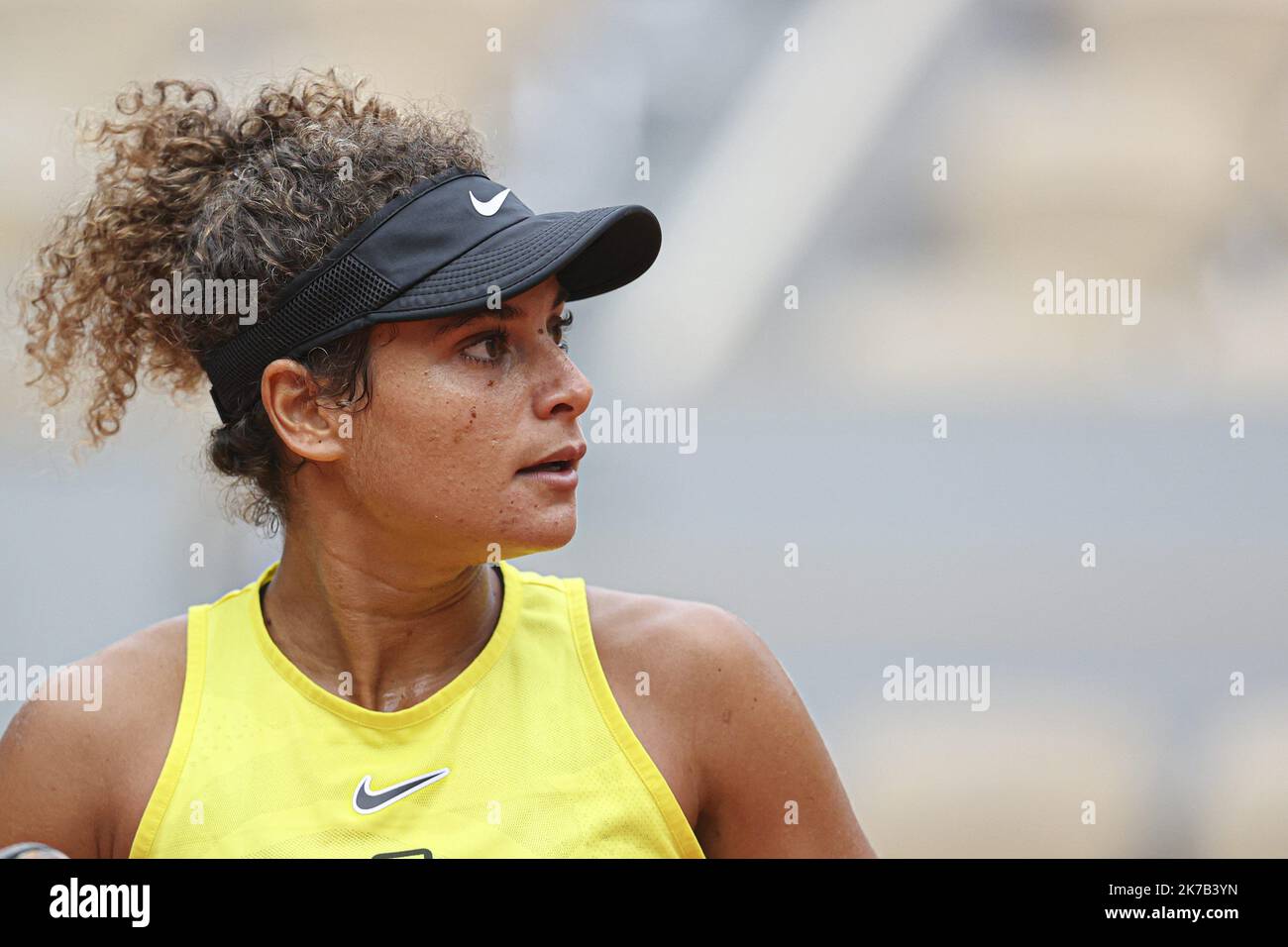 ©Sebastien Muylaert/MAXPPP - Mayar Sherif of Egypt reacts during her ...