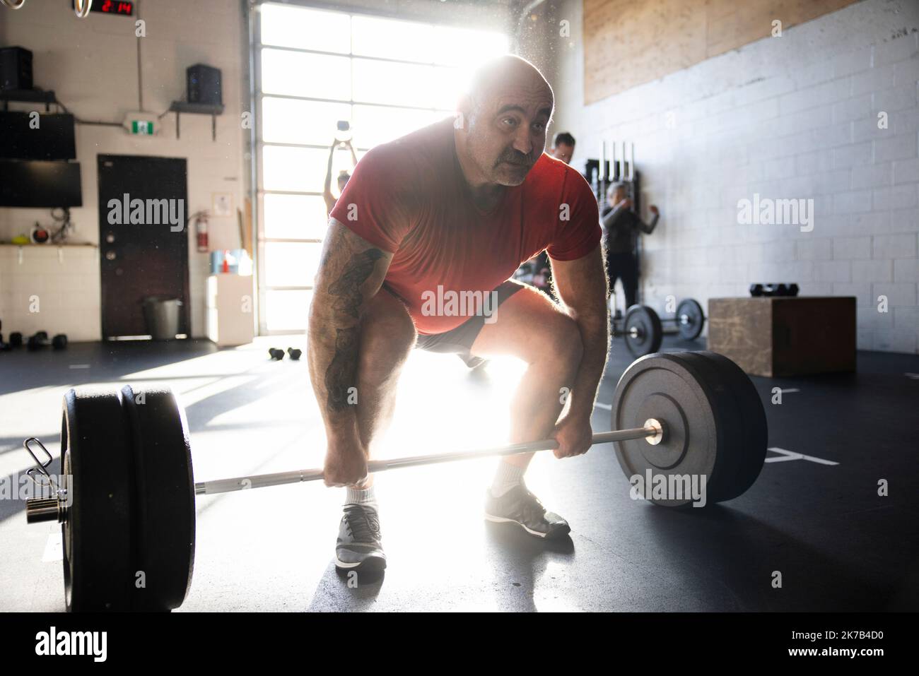 Deadlift man gym hi-res stock photography and images - Alamy