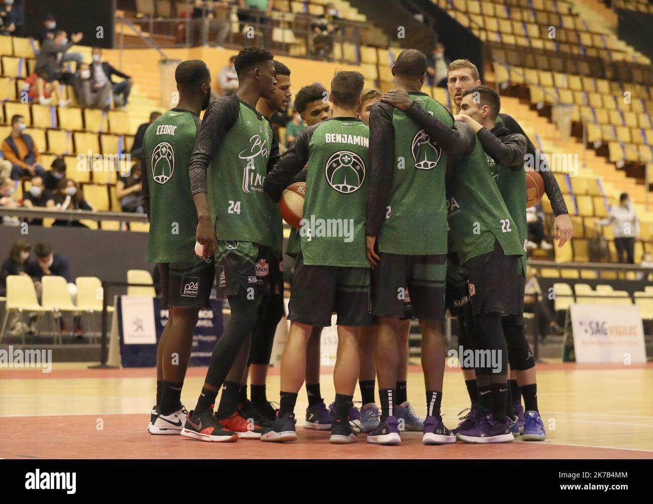 Thierry Larret / Maxppp. Basket Pro B Leaders Cup . JA Vichy Clermont ...