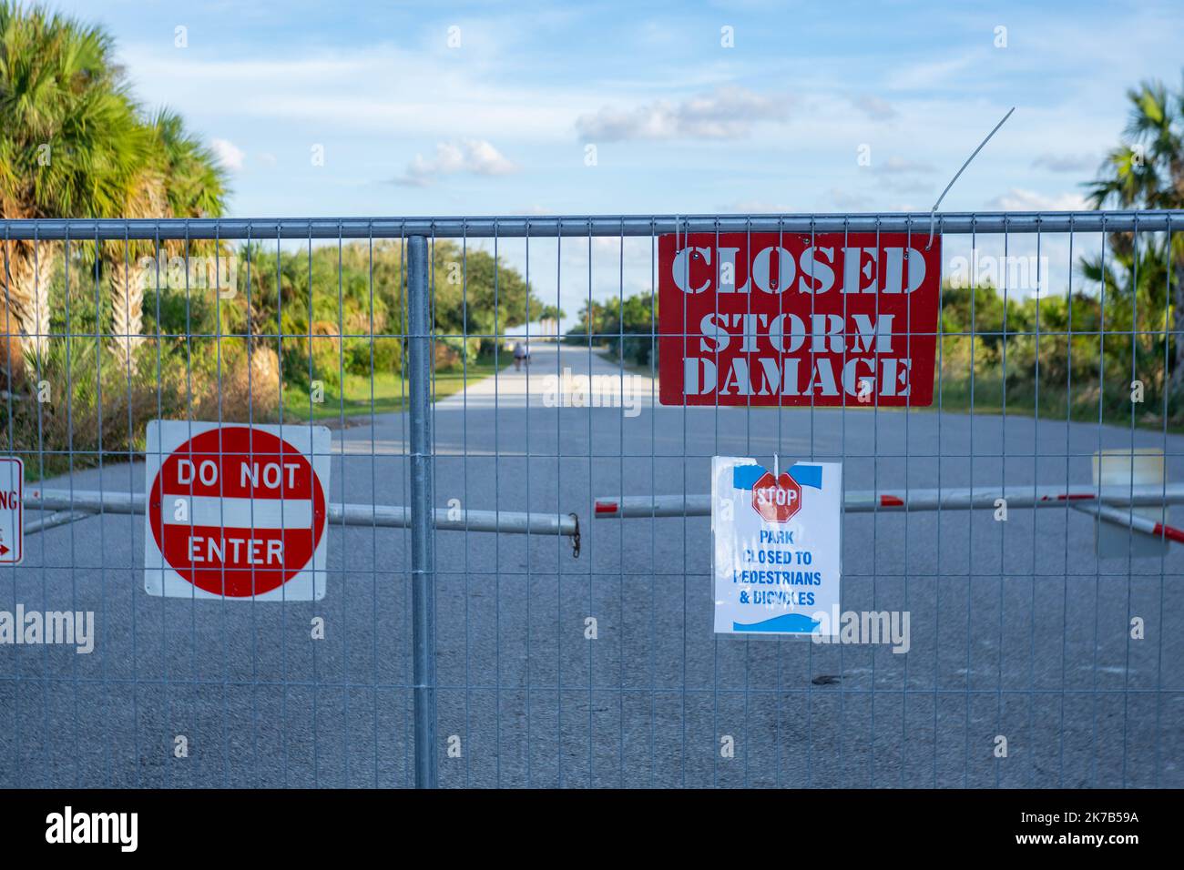Ponce Inlet's Lighthouse Park is sealed off following damage from ...
