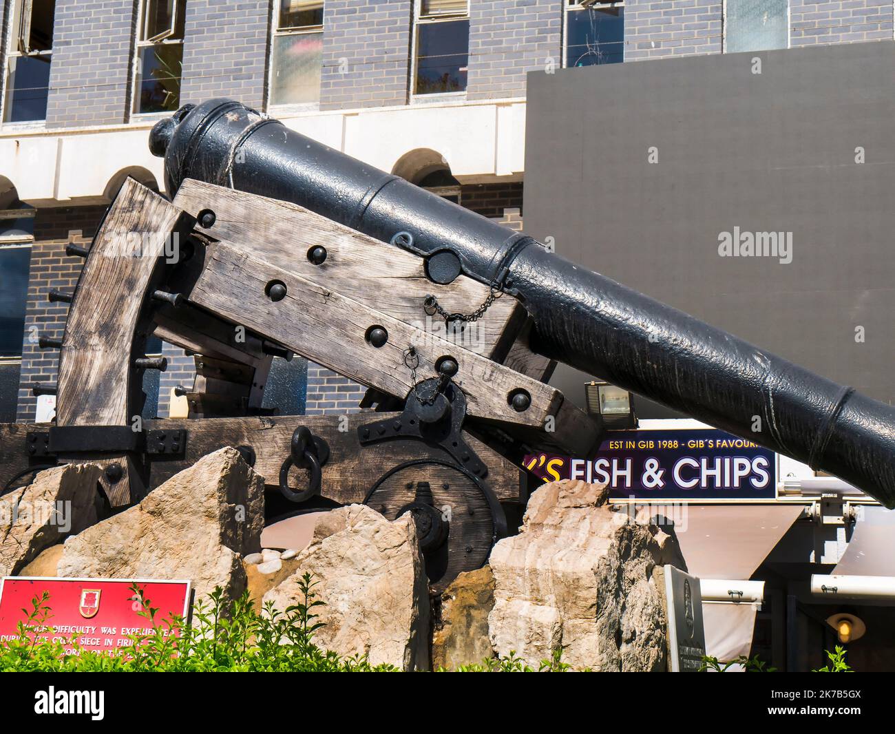 A Gun uniquely designed to fire at an angle down walls and battlements ...