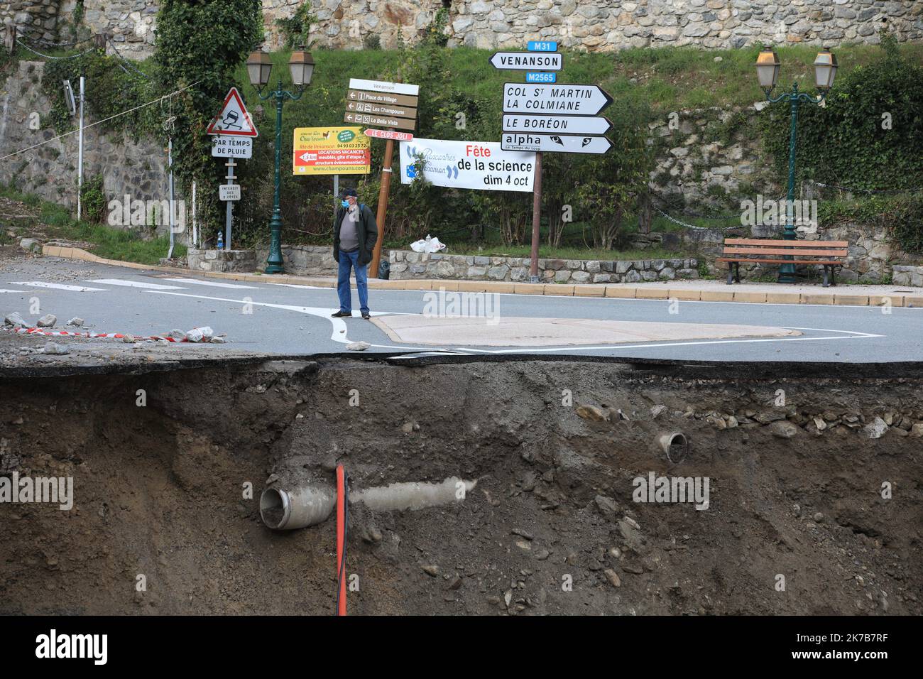 ©PHOTOPQR/LE PARISIEN/Olivier Lejeune ; S 06/10/2019 ; TEMPETE ALEX A ...