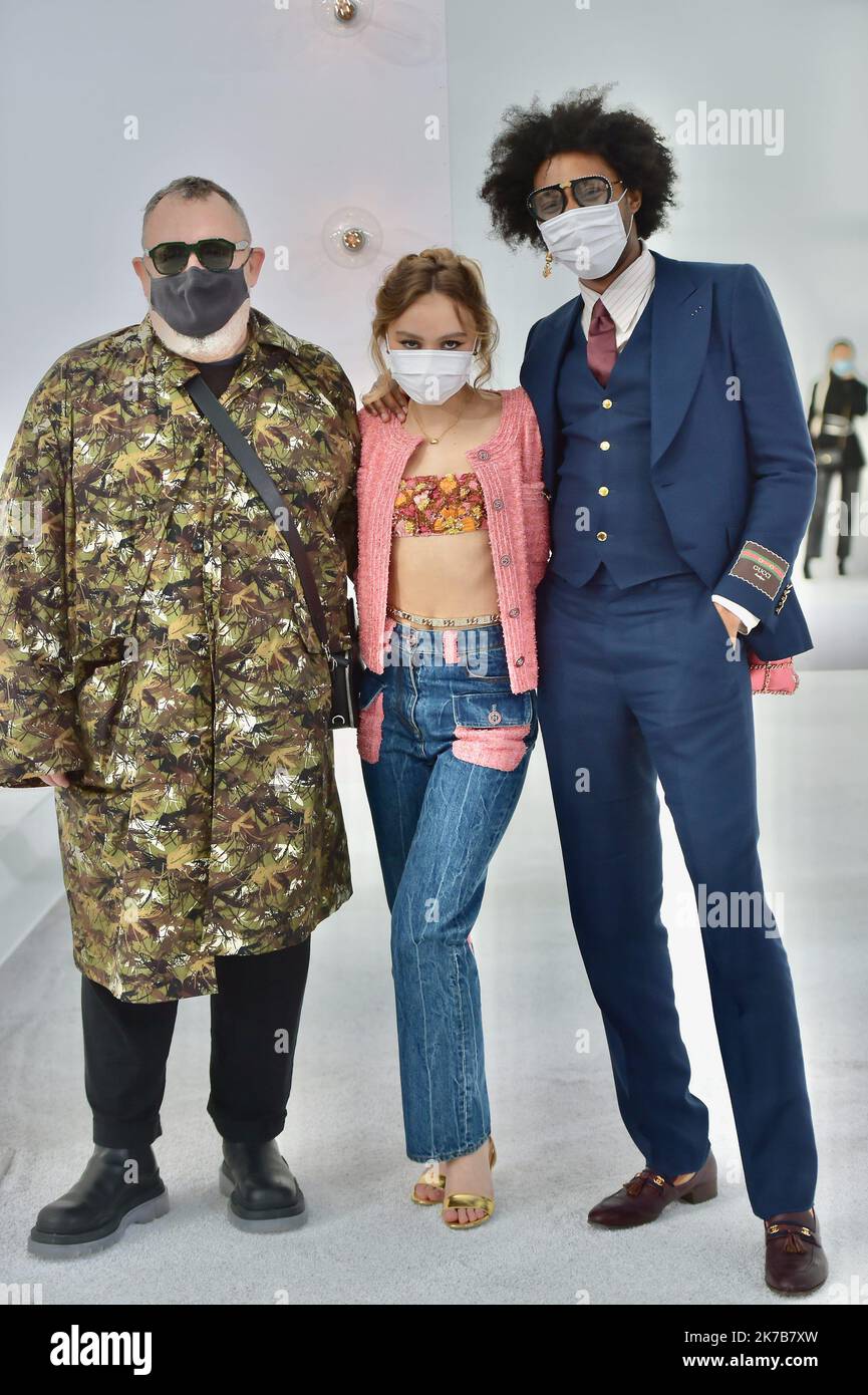 ©FRANCK CASTEL/MAXPPP - Lily-Rose Depp Chanel Runway Paris Fashion Week ...