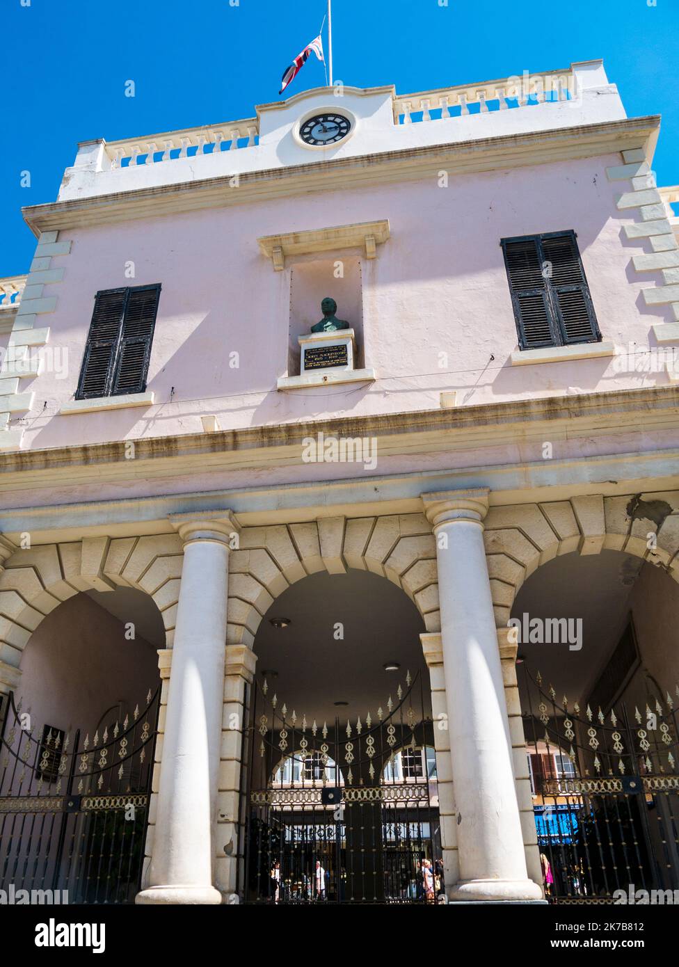 The Parliament Building on the Rock of Gibraltar Stock Photo - Alamy