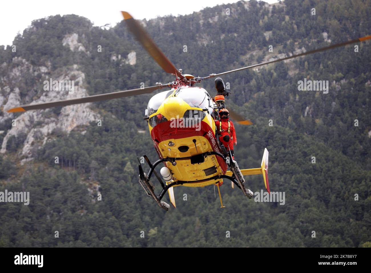 ©PHOTOPQR/NICE MATIN/Dylan Meiffret ; Saint-Martin-Vésubie ; 07/10/2020 ...