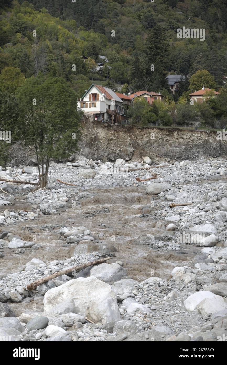 ©PHOTOPQR/NICE MATIN/Dylan Meiffret ; Saint-Martin-Vésubie ; 07/10/2020 ...
