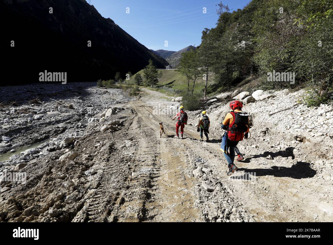 ©PHOTOPQR/NICE MATIN/Dylan Meiffret ; Saint Martin Vésubie ; 08/10/2020 ...