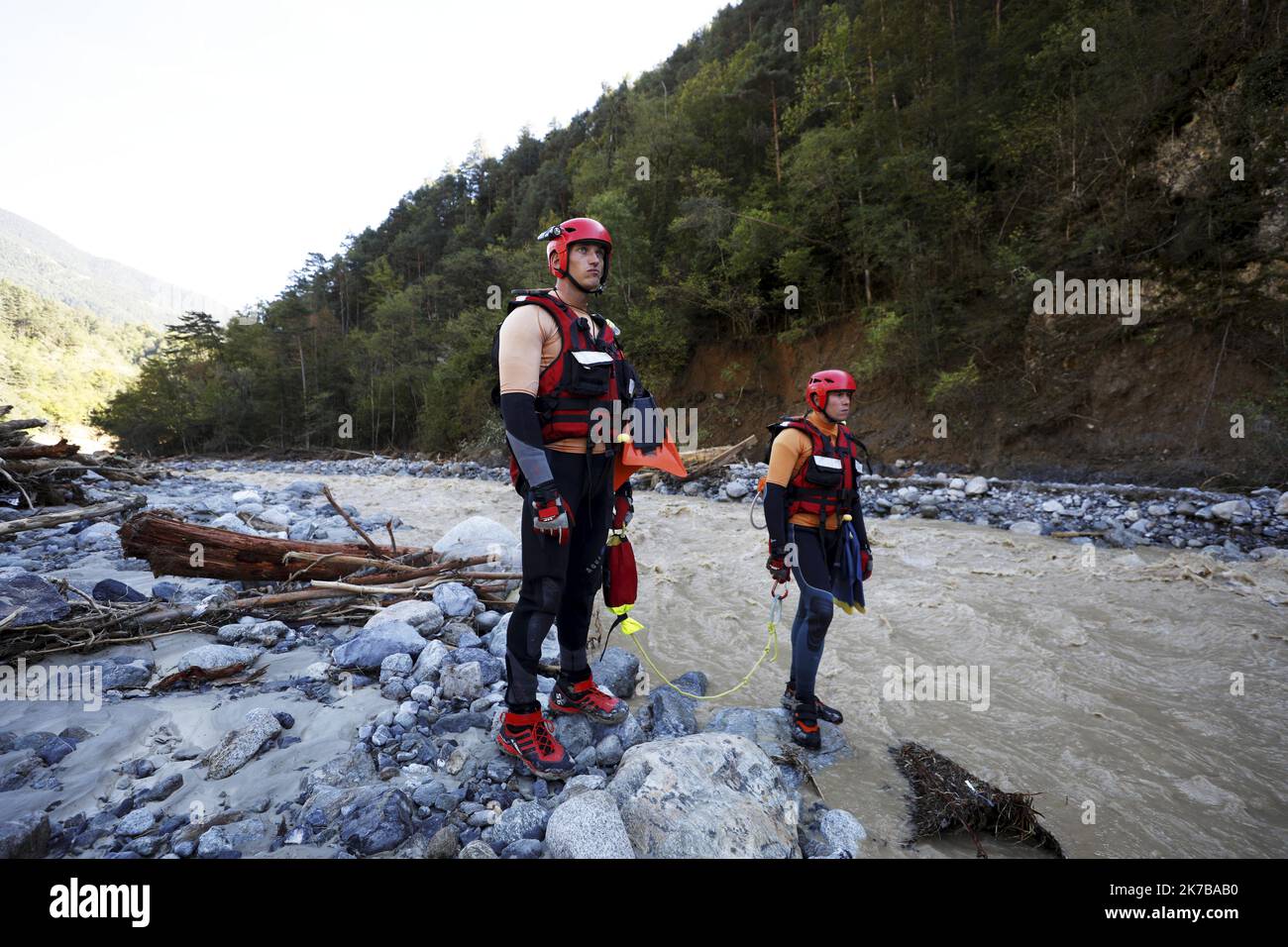 ©PHOTOPQR/NICE MATIN/Dylan Meiffret ; Saint Martin Vésubie ; 08/10/2020 ...