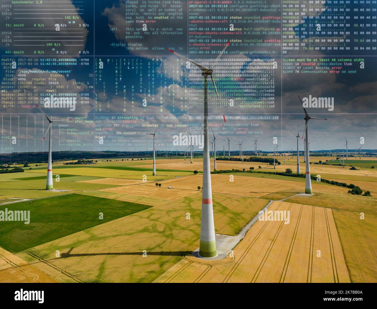 Wind turbine failure hi-res stock photography and images - Alamy
