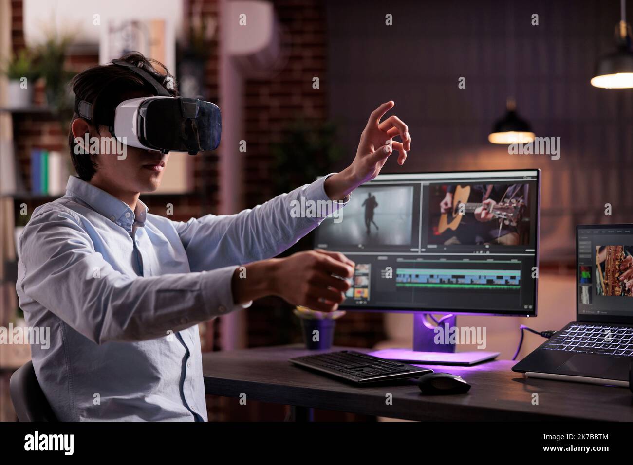 Film editing studio hi-res stock photography and images - Alamy