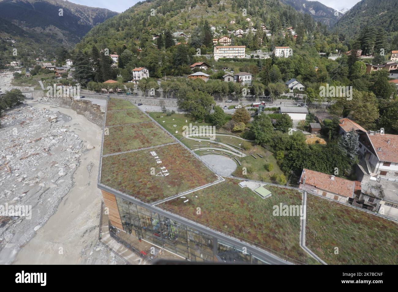 ©PHOTOPQR/NICE MATIN/Frantz Bouton ; saint martin ; 13/10/2020 VESUBIA ...