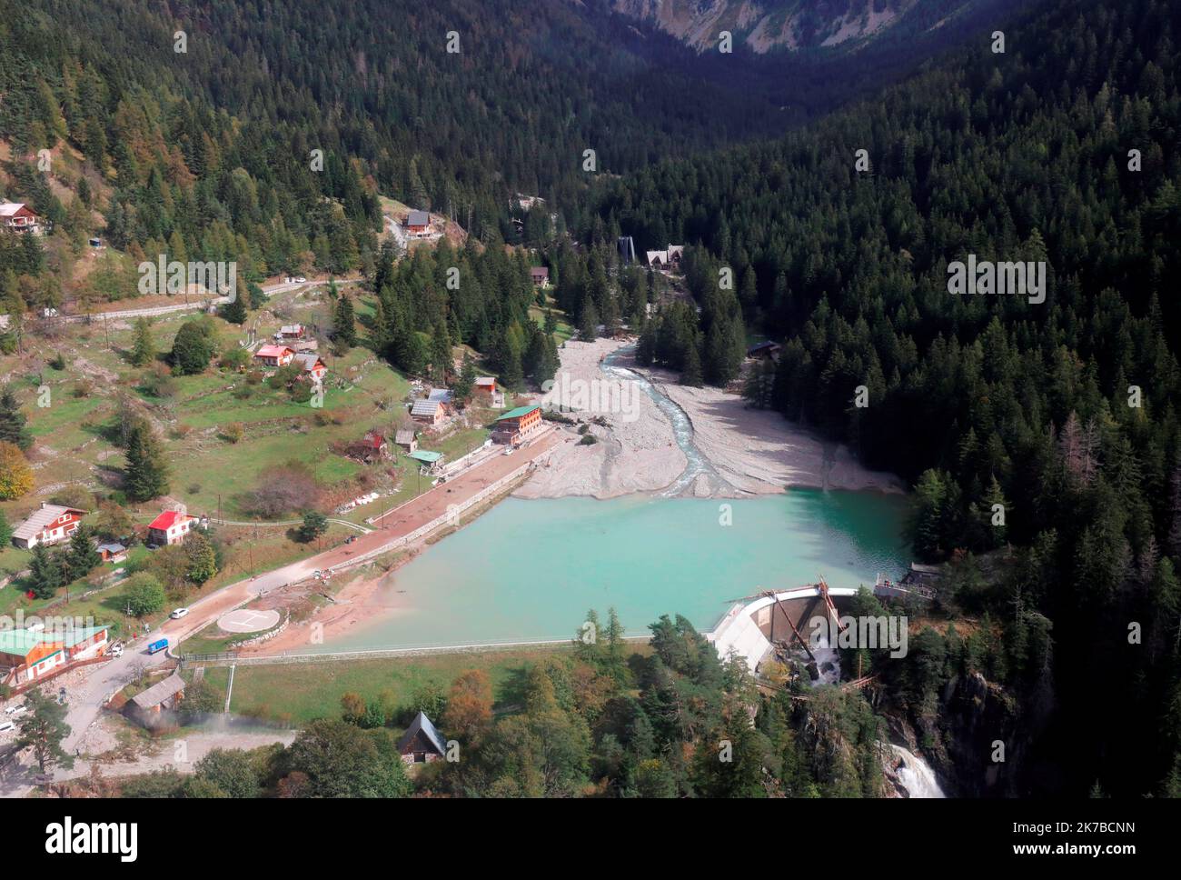 ©PHOTOPQR/NICE MATIN/Frantz Bouton ; saint martin ; 13/10/2020 VESUBIA ...