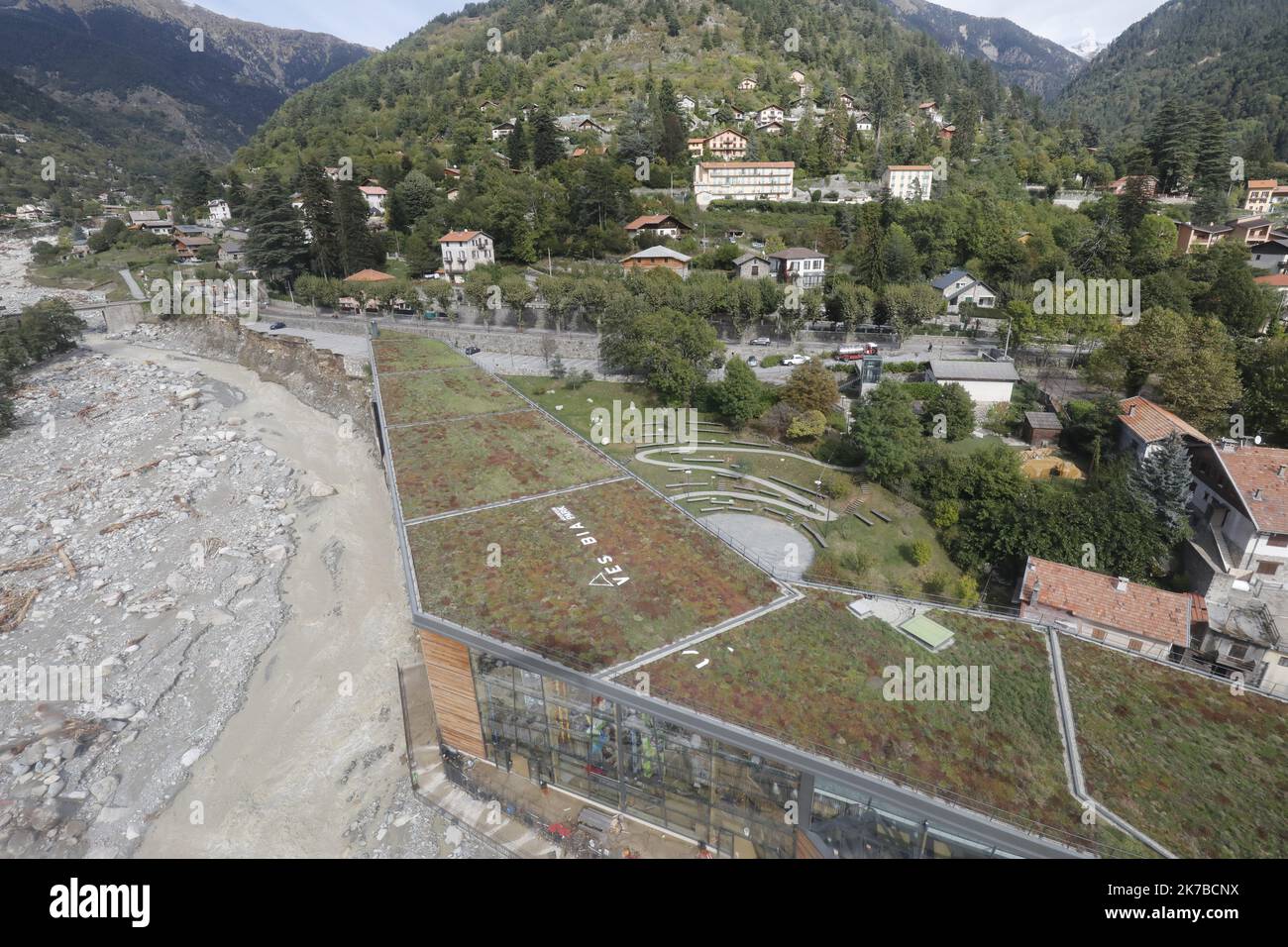 ©PHOTOPQR/NICE MATIN/Frantz Bouton ; saint martin ; 13/10/2020 VESUBIA ...